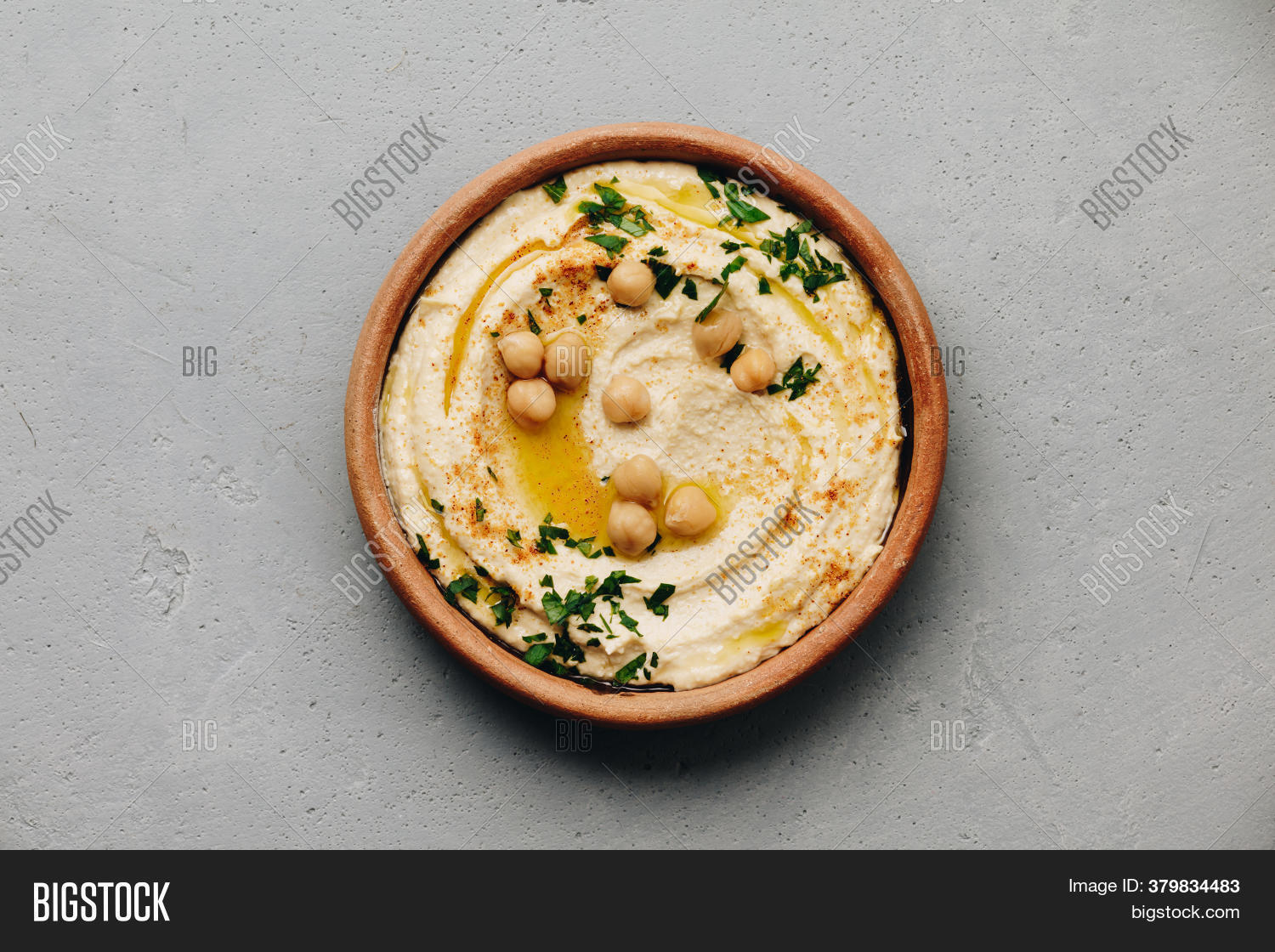 Hummus. Large Bowl Image & Photo (Free Trial) | Bigstock