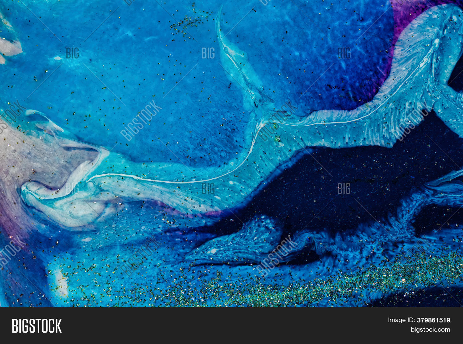 Marble Art Ocean Image & Photo (Free Trial) | Bigstock