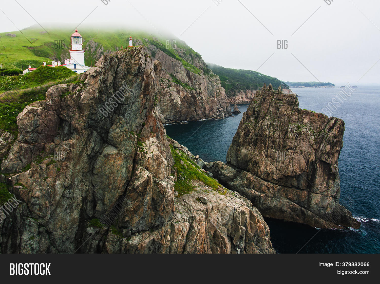Lighthouse, Huge Rocks Image & Photo (Free Trial) | Bigstock