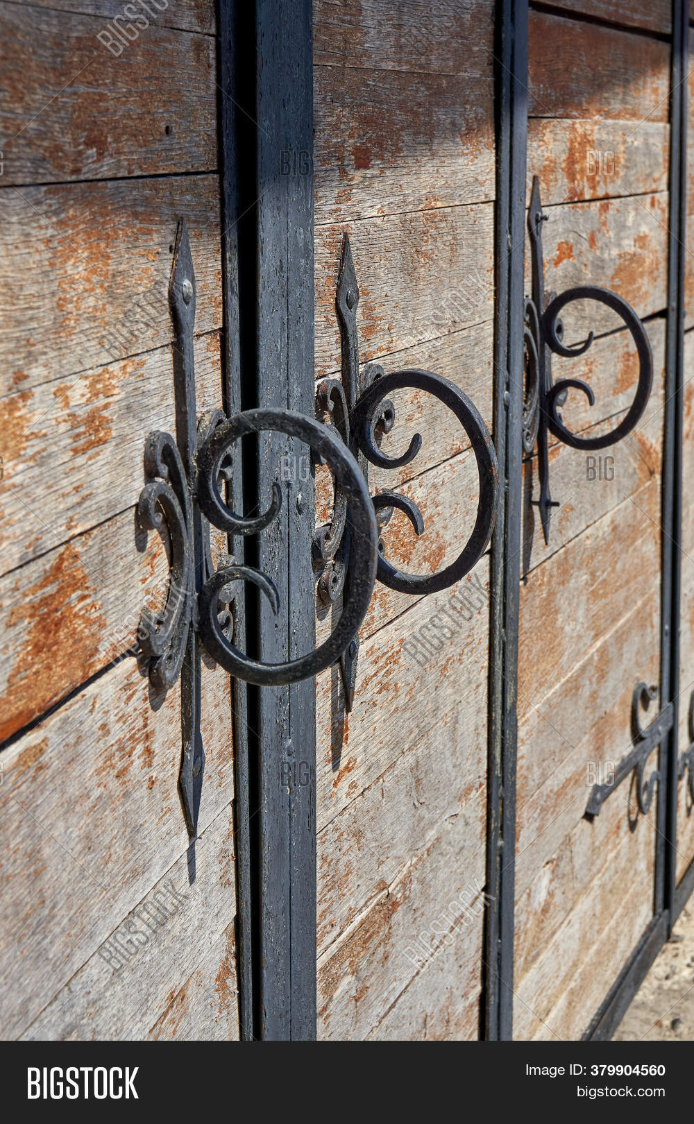 Old Wrought Iron Door Image & Photo (Free Trial) | Bigstock
