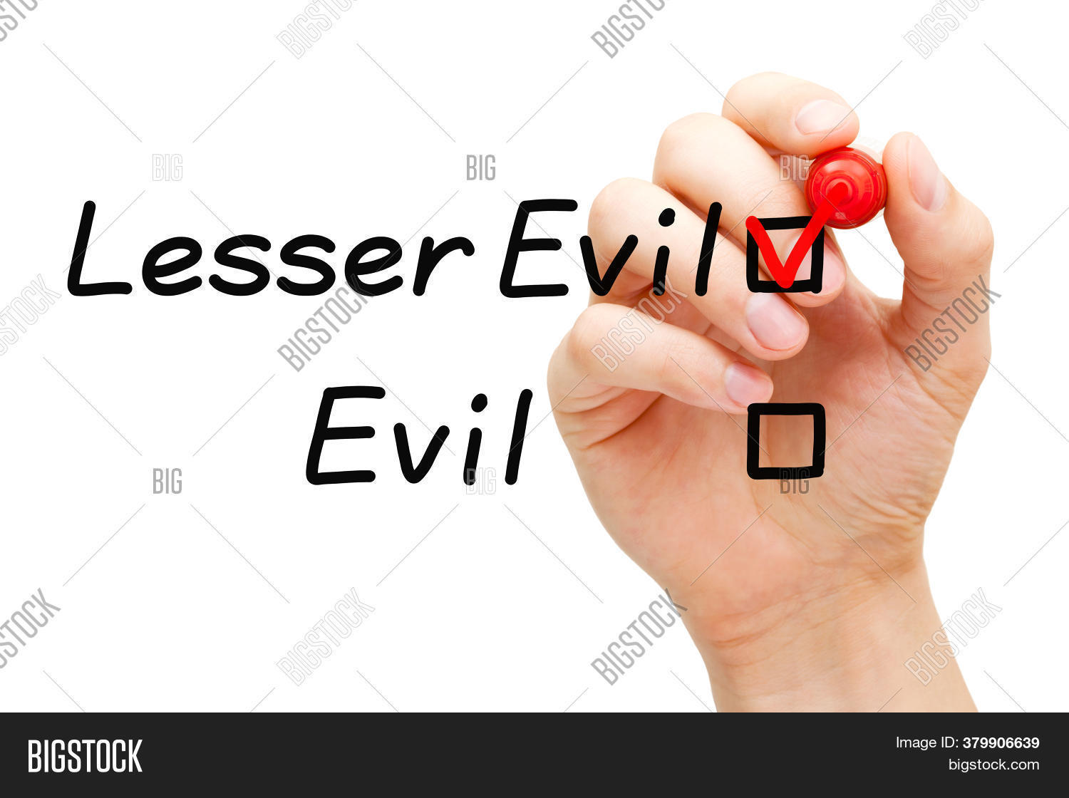 Choose Lesser Two Image & Photo (Free Trial) | Bigstock