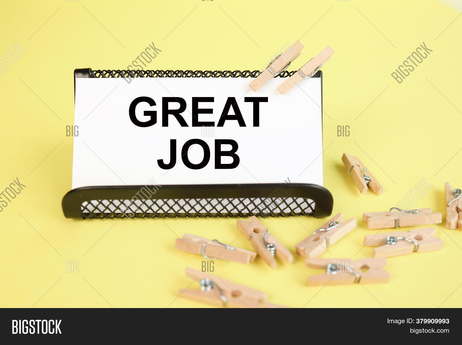 Great Job Text Written Image & Photo (Free Trial) | Bigstock