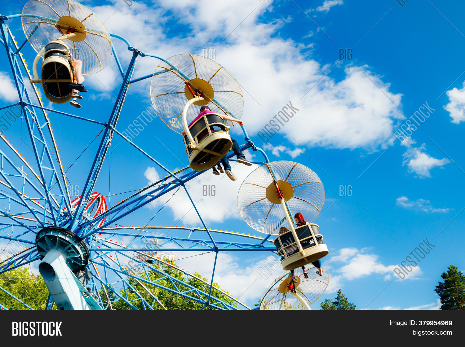 Ride Carousel Motion Image & Photo (Free Trial) | Bigstock