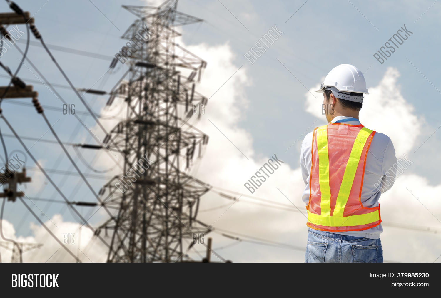 Electrician Watching Image & Photo (Free Trial) | Bigstock