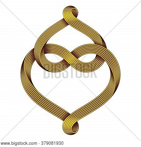 Two Hearts Intertwine Vector & Photo (Free Trial) | Bigstock