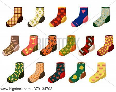 Cartoon Socks. Vector & Photo (Free Trial) | Bigstock