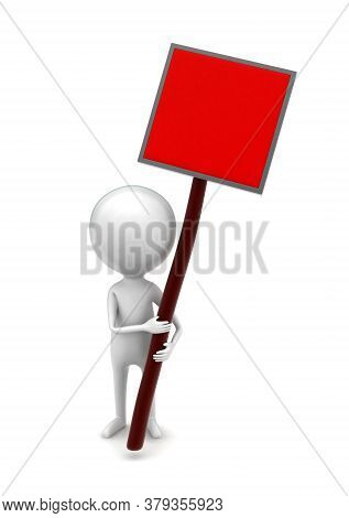 3D Man Presenting Image & Photo (Free Trial) | Bigstock