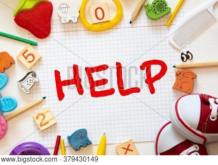Word Help, Written On Image & Photo (Free Trial) | Bigstock
