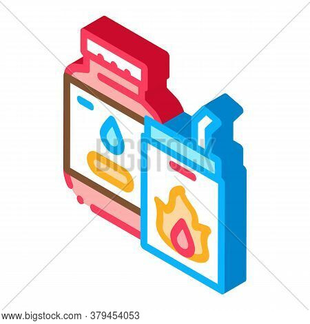 Bbq Liquid Fire Icon Vector & Photo (Free Trial) | Bigstock