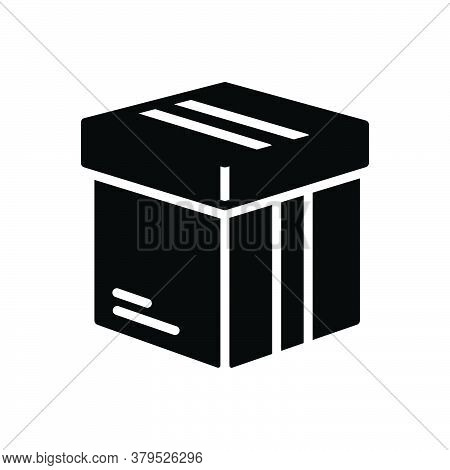Black Solid Icon Box Vector & Photo (Free Trial) | Bigstock