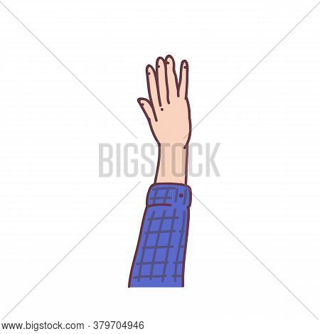 Raised Human Hand Vector & Photo (Free Trial) | Bigstock