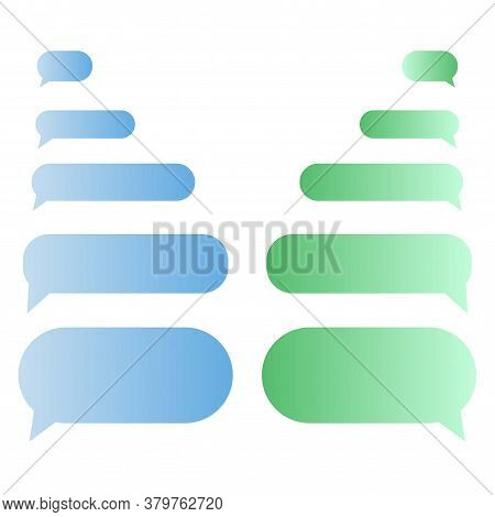 Message Bubbles Set. Vector & Photo (Free Trial) | Bigstock