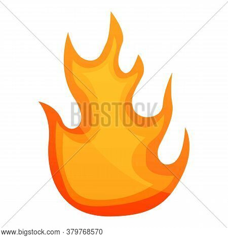 Red Fire Flame Icon. Vector & Photo (Free Trial) | Bigstock