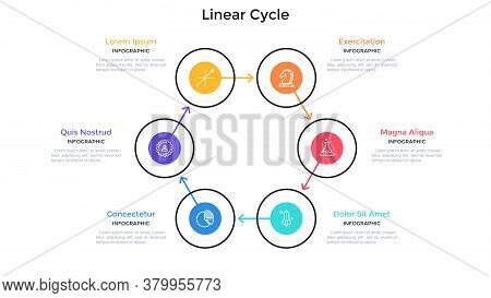 Cyclic Diagram 6 Vector & Photo (Free Trial) | Bigstock