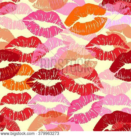 Lipstick Kiss Print Vector & Photo (Free Trial) | Bigstock