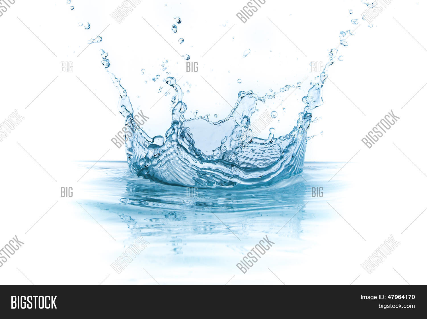 Water Splash Isolated Image & Photo (Free Trial) | Bigstock