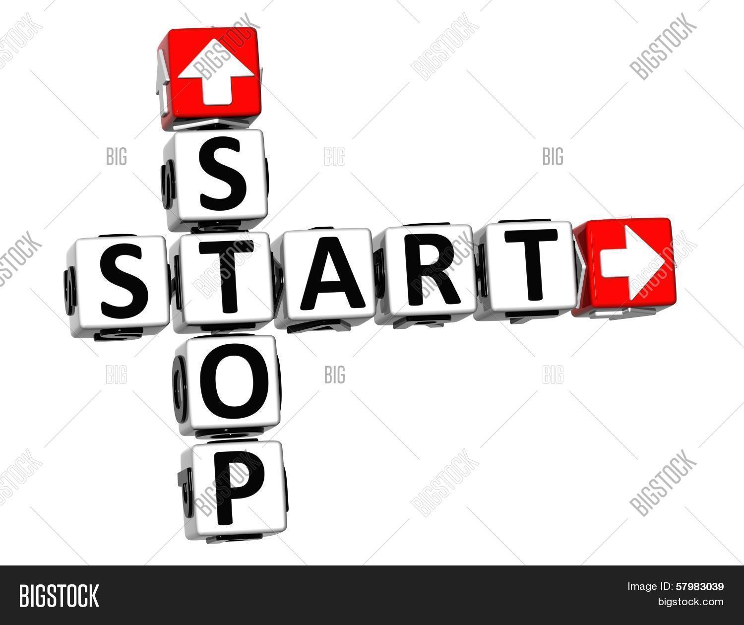 3D Start Stop Button Image & Photo (Free Trial) | Bigstock