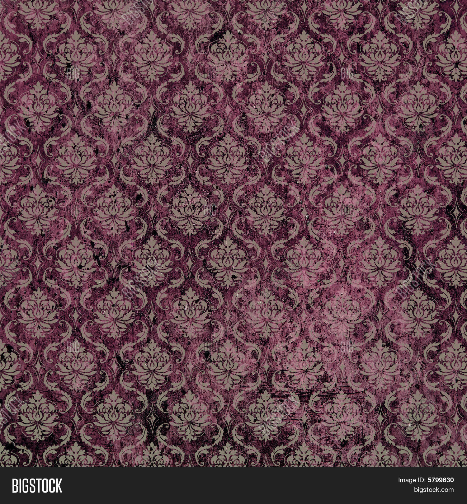 Damask Print Purple Image & Photo (Free Trial) | Bigstock