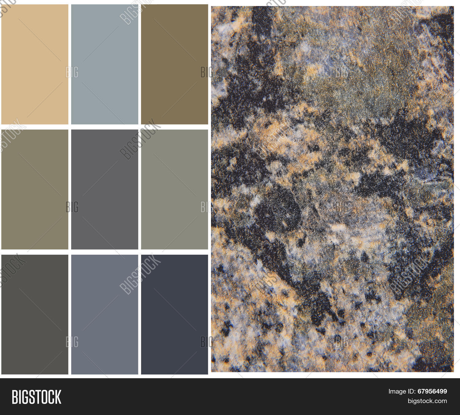 Granite Color Palette Image & Photo (Free Trial) | Bigstock