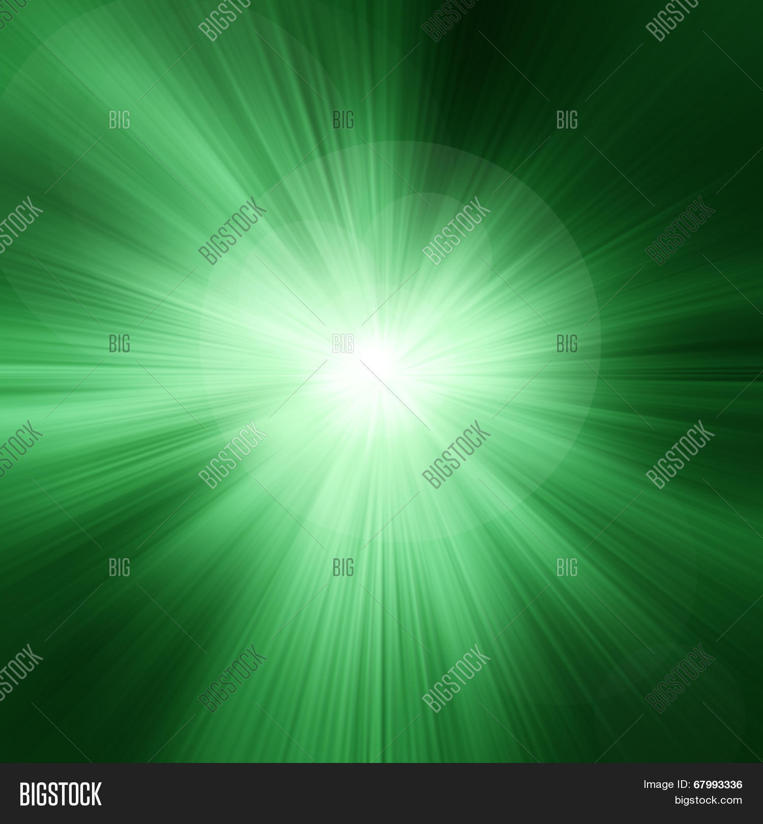 Radial Abstract Green Image & Photo (Free Trial) | Bigstock