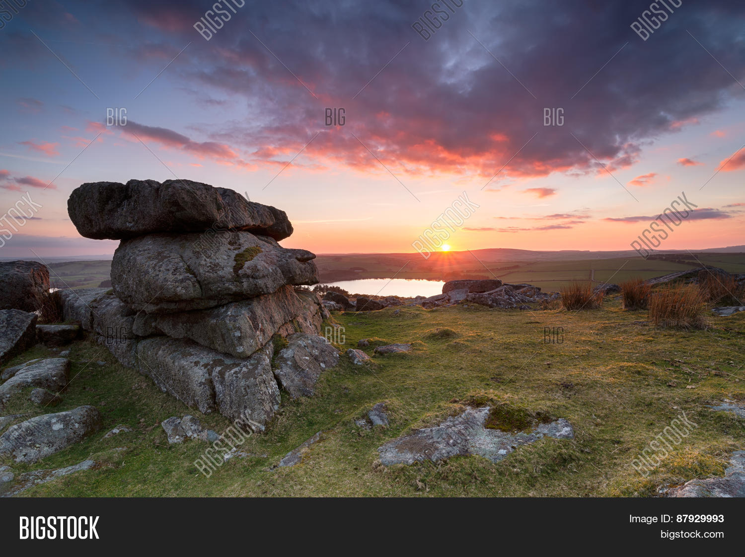 Tregarrick Tor On Image & Photo (Free Trial) | Bigstock