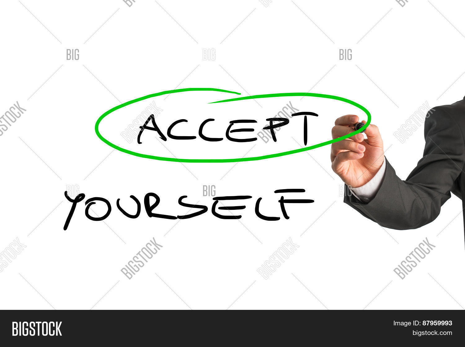 Accept Yourself Image & Photo (Free Trial) | Bigstock