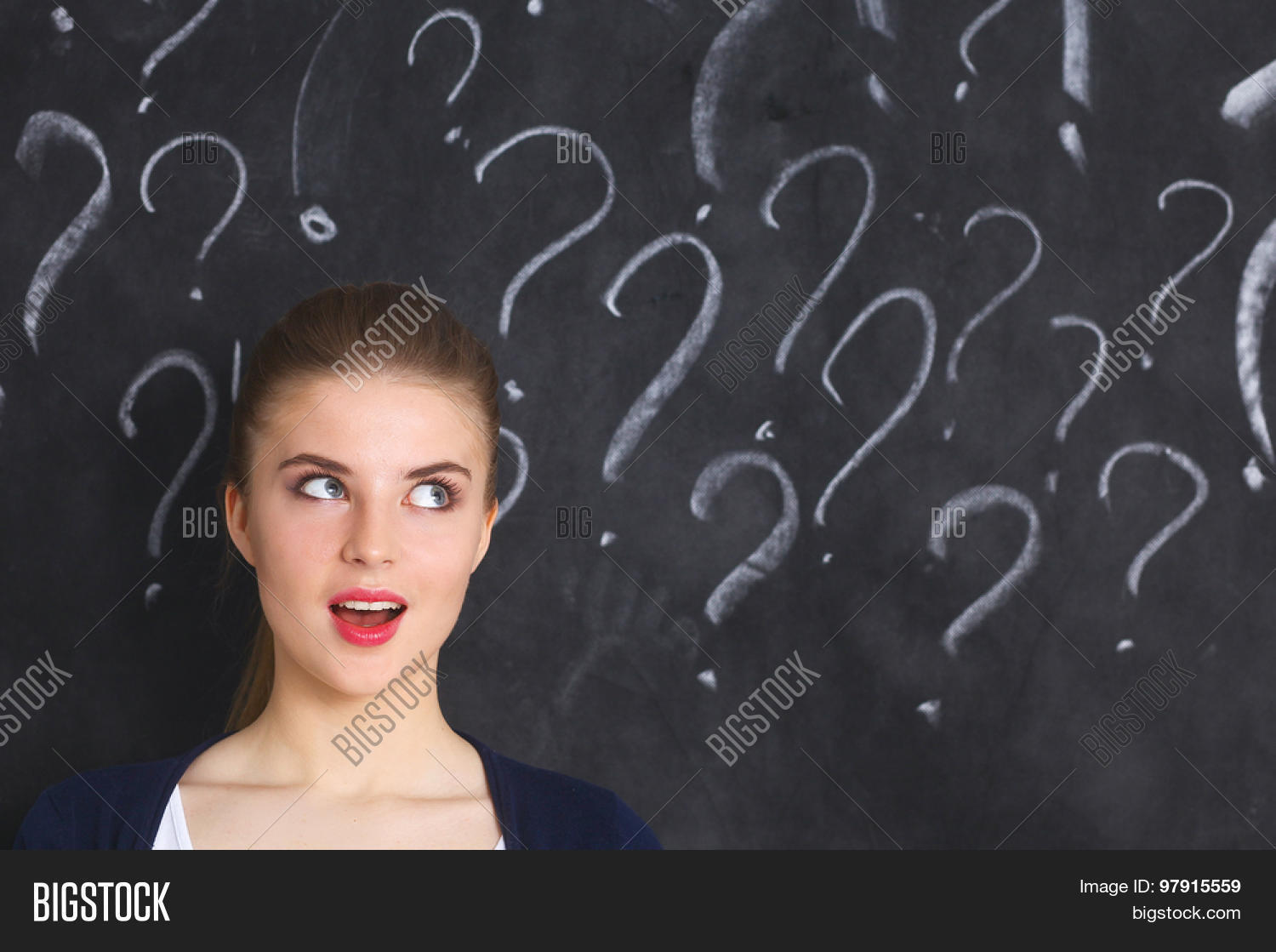 Young Girl Question Image & Photo (Free Trial) | Bigstock