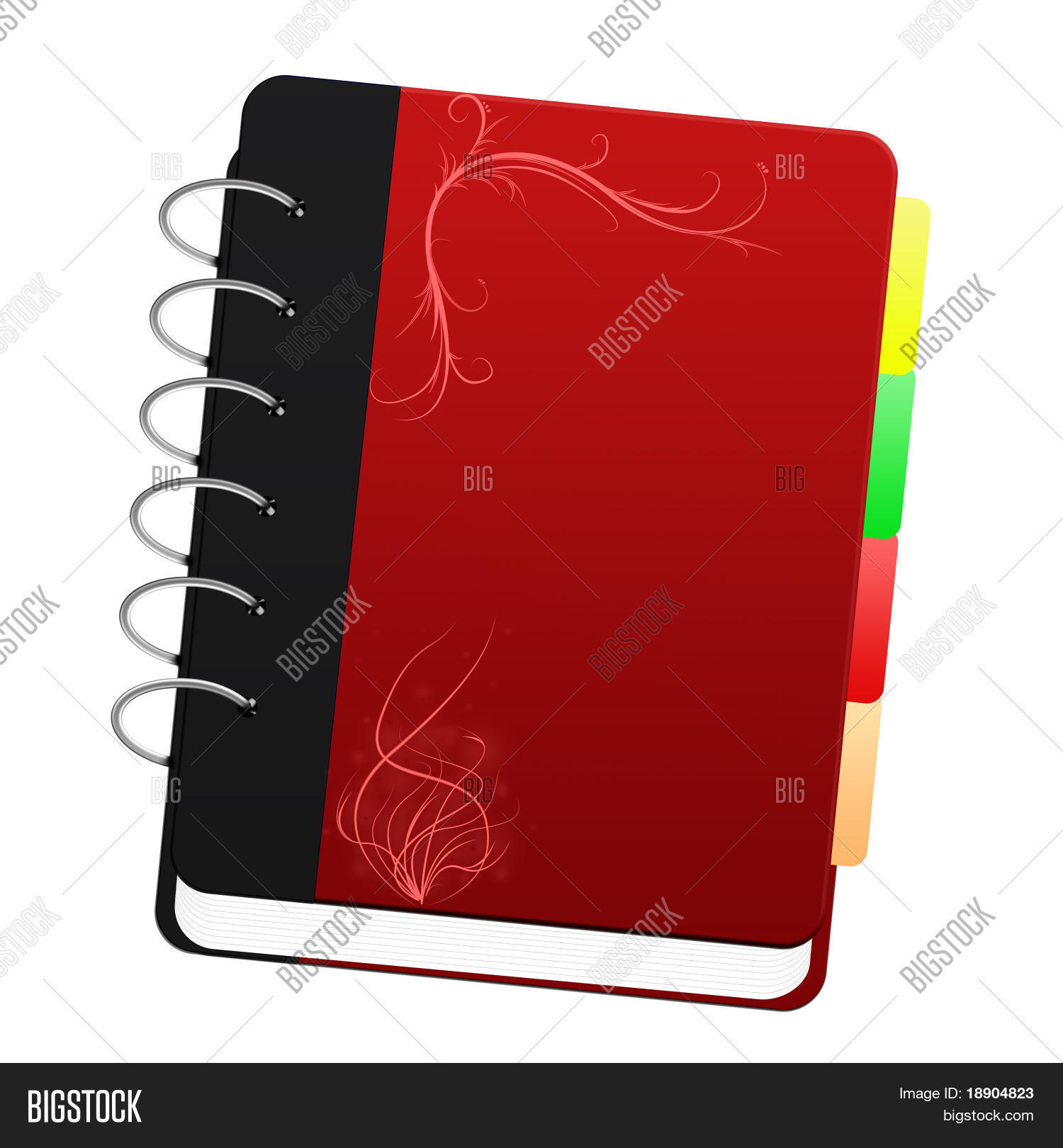 Red Notebook Tags Image & Photo (Free Trial) | Bigstock