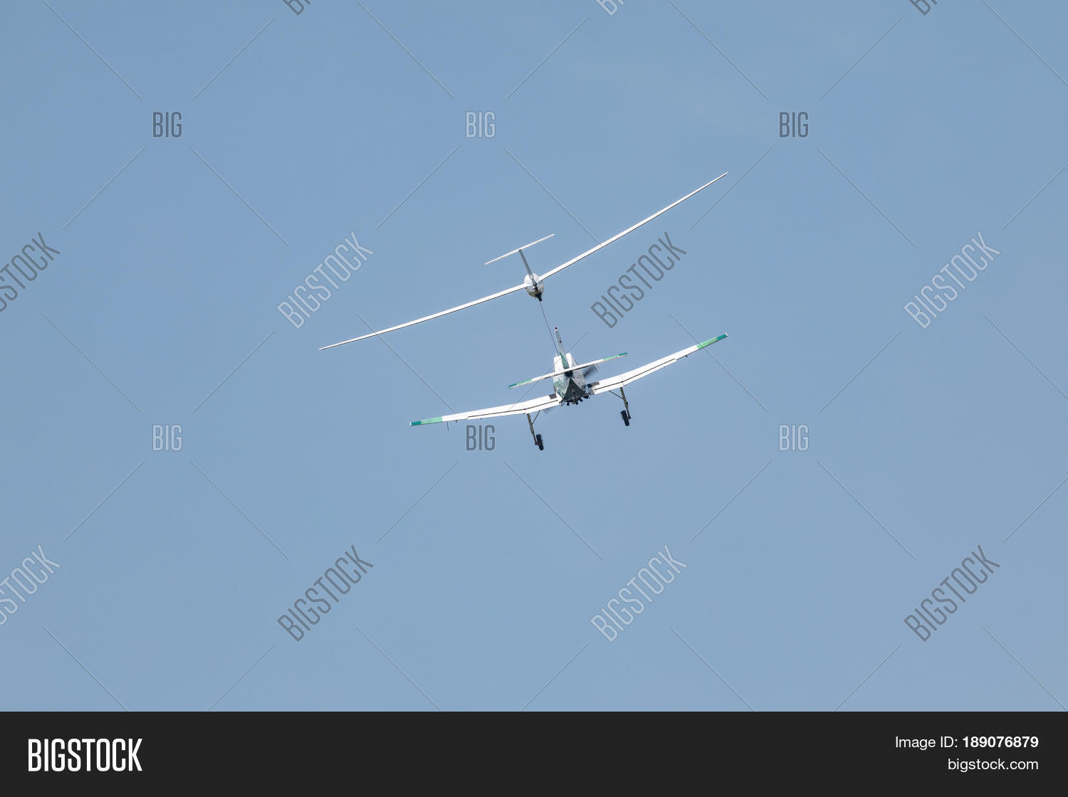 Plane Pulling Glider Image & Photo (Free Trial) | Bigstock