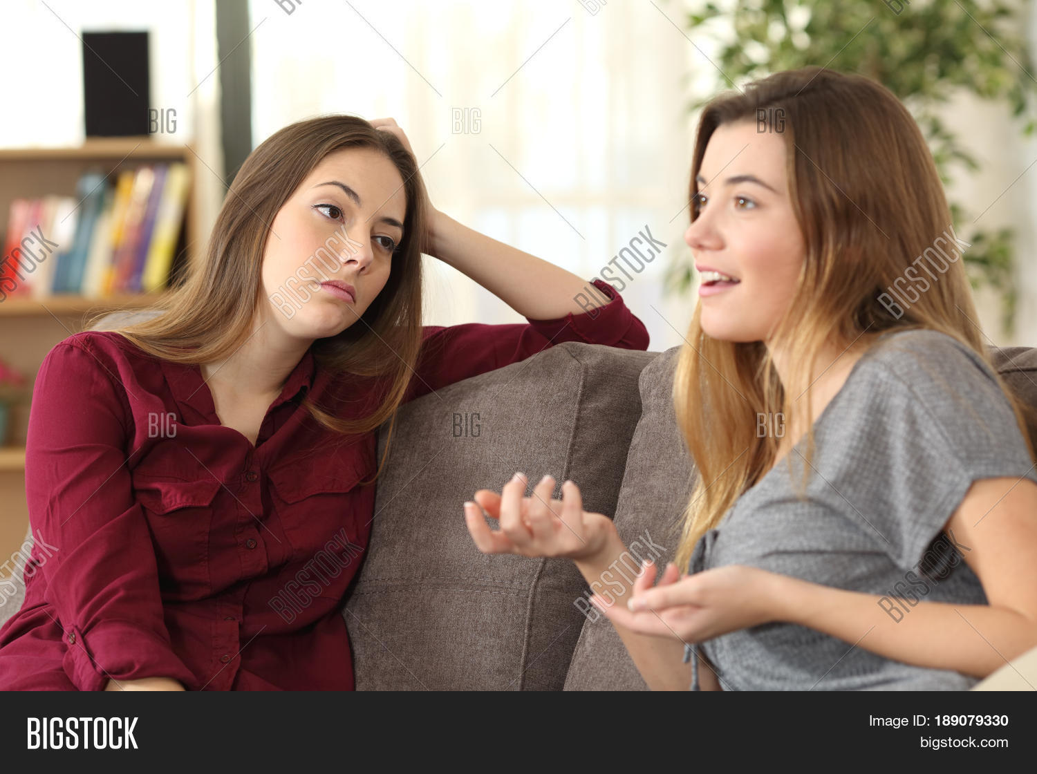 Bored Girl Listening Image & Photo (Free Trial) | Bigstock
