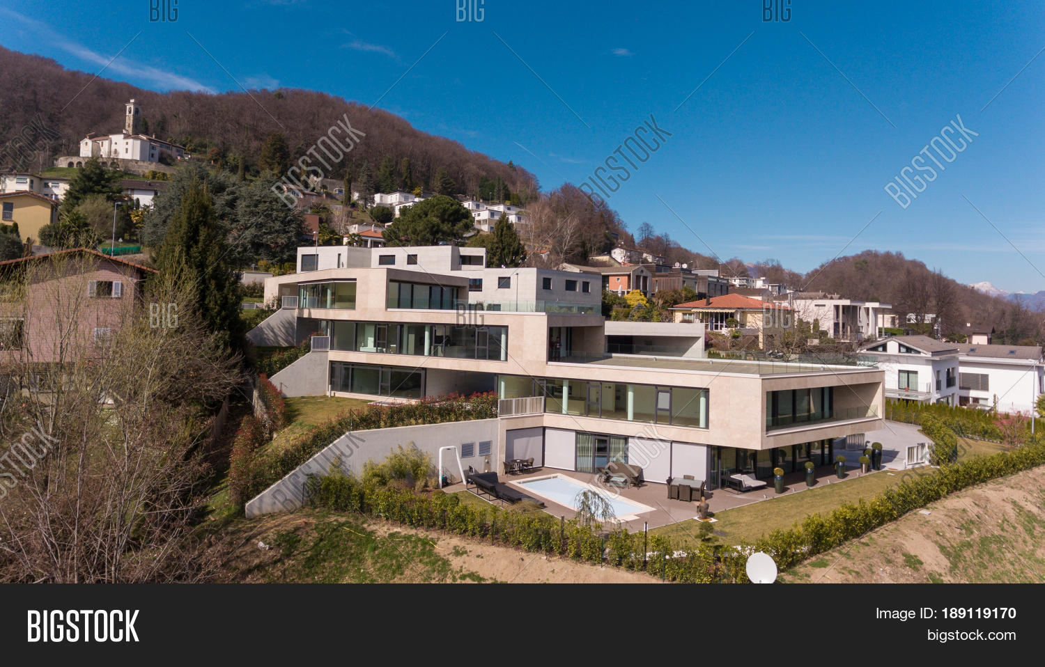 Modern House Top View Image & Photo (Free Trial) | Bigstock