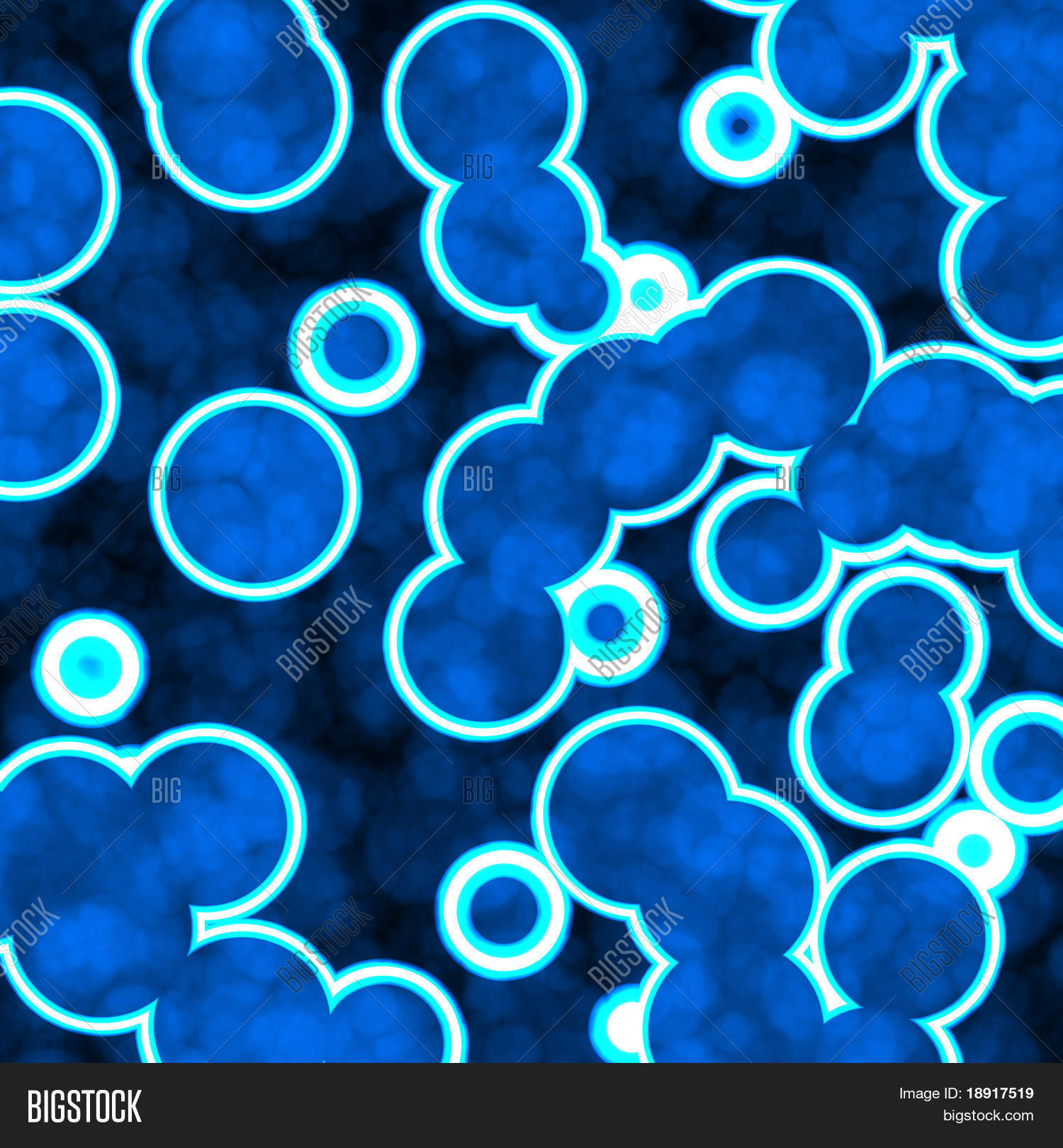 Glowing Blue Cells Image & Photo (Free Trial) | Bigstock