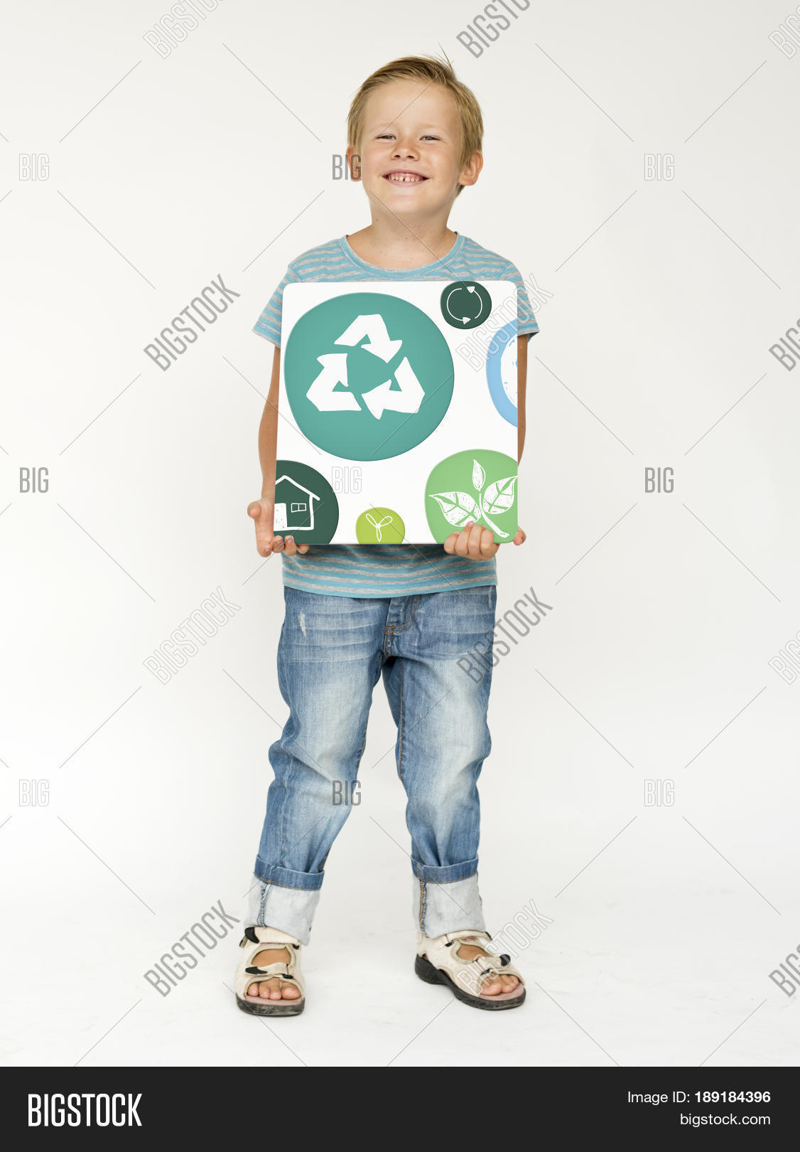 Little Boy Recycle Image & Photo (Free Trial) | Bigstock