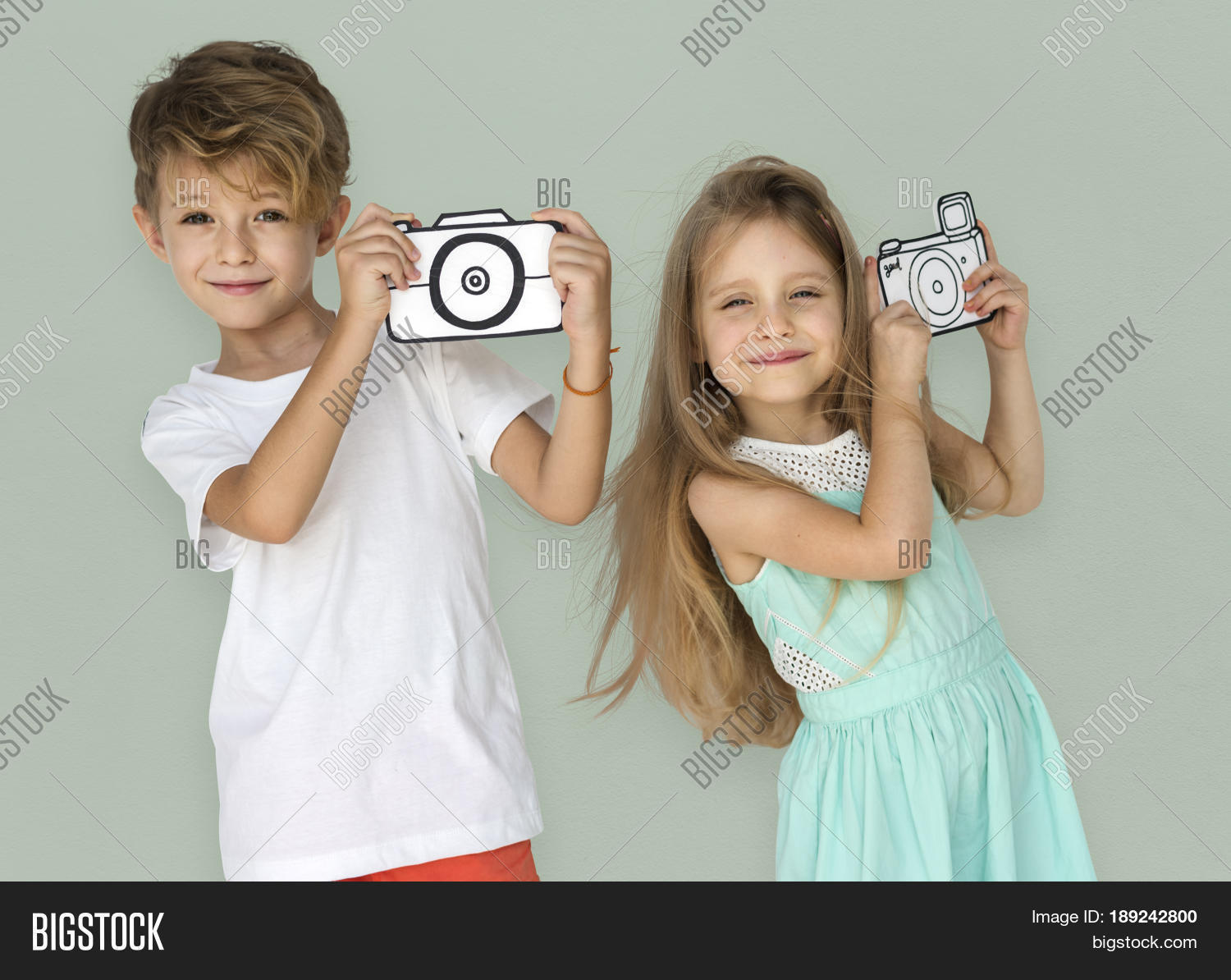 Little Children Taking Image & Photo (Free Trial) | Bigstock