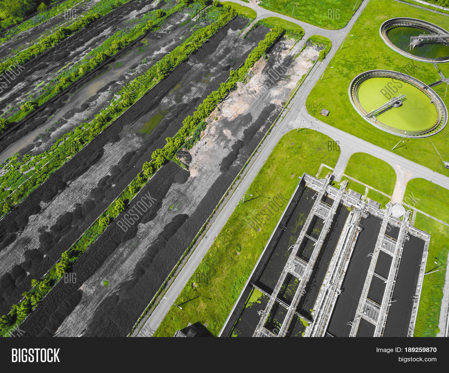 Sewage Farm. Static Image & Photo (Free Trial) | Bigstock