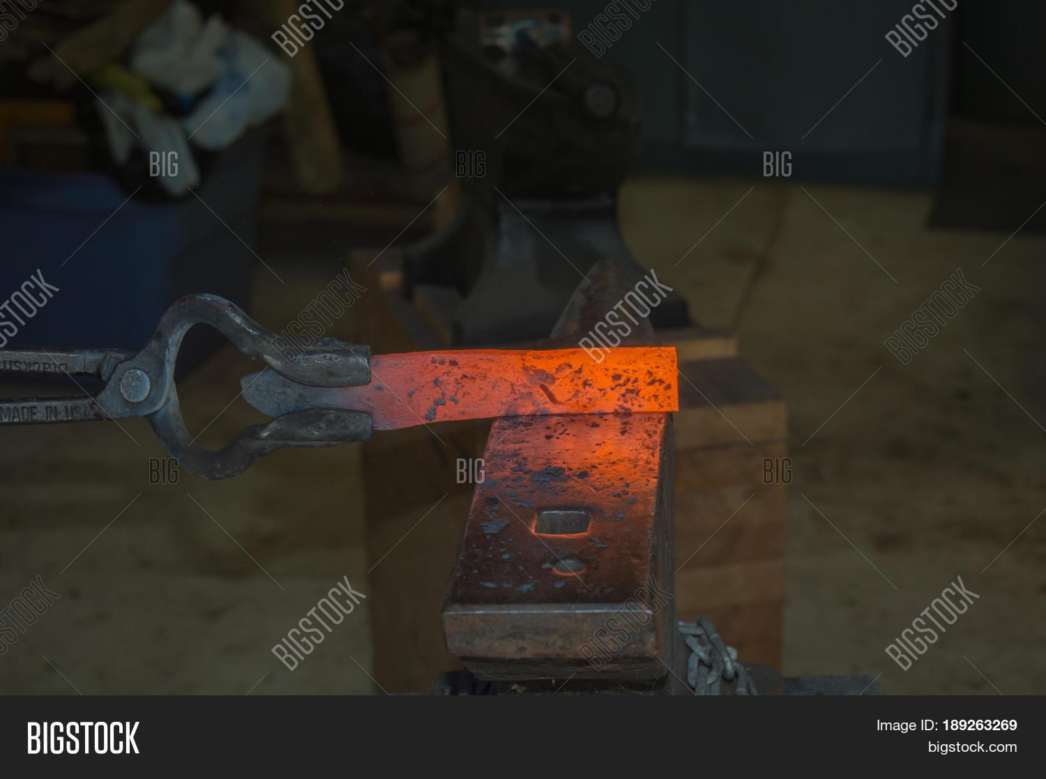 Billet Hot Metal Tongs Image & Photo (Free Trial) | Bigstock