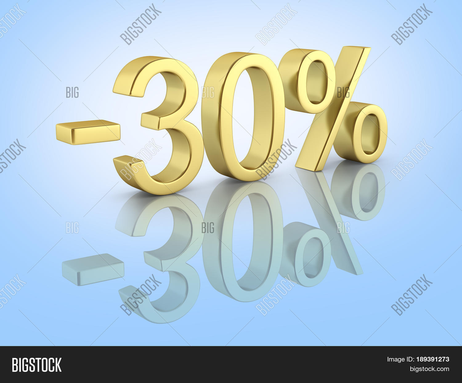 Gold Text 30 Percent Image & Photo (Free Trial) | Bigstock