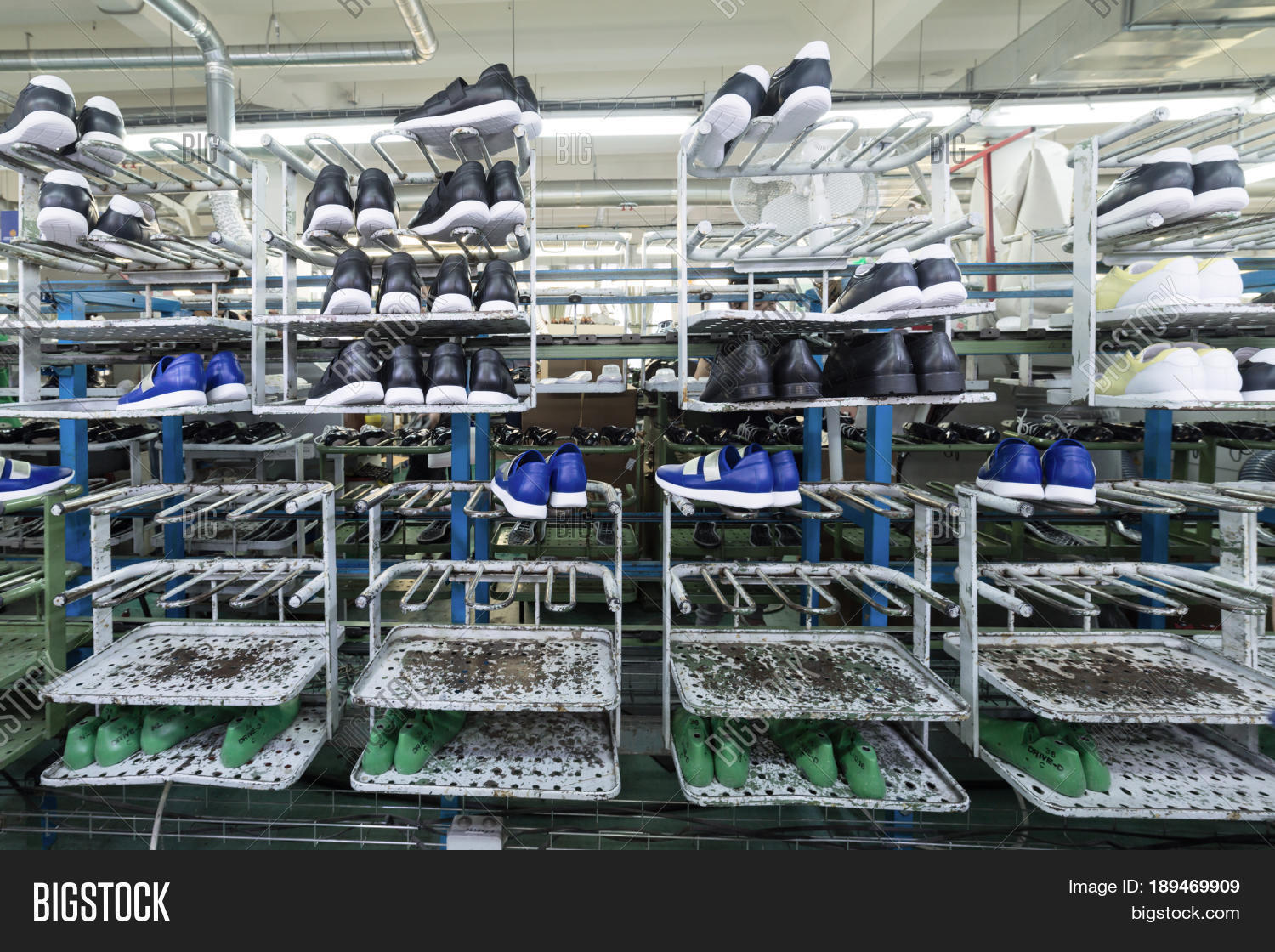 Conveyor Shoe Factory Image & Photo (Free Trial) | Bigstock