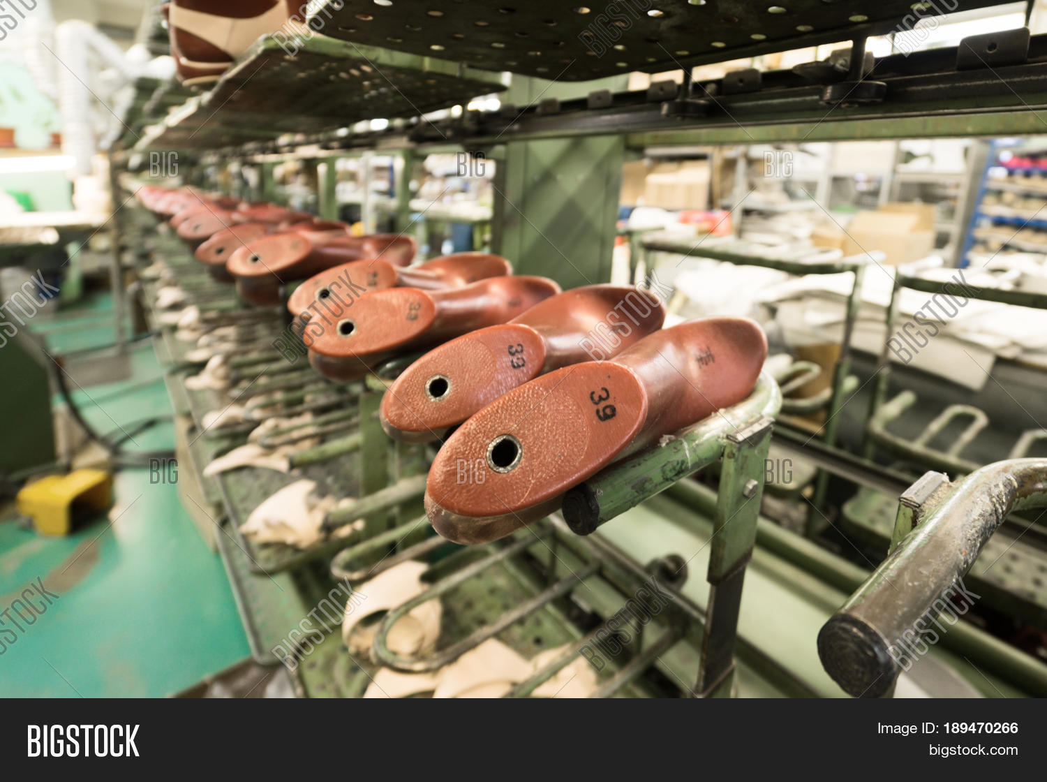 Conveyor Shoe Lasts. Image & Photo (Free Trial) | Bigstock