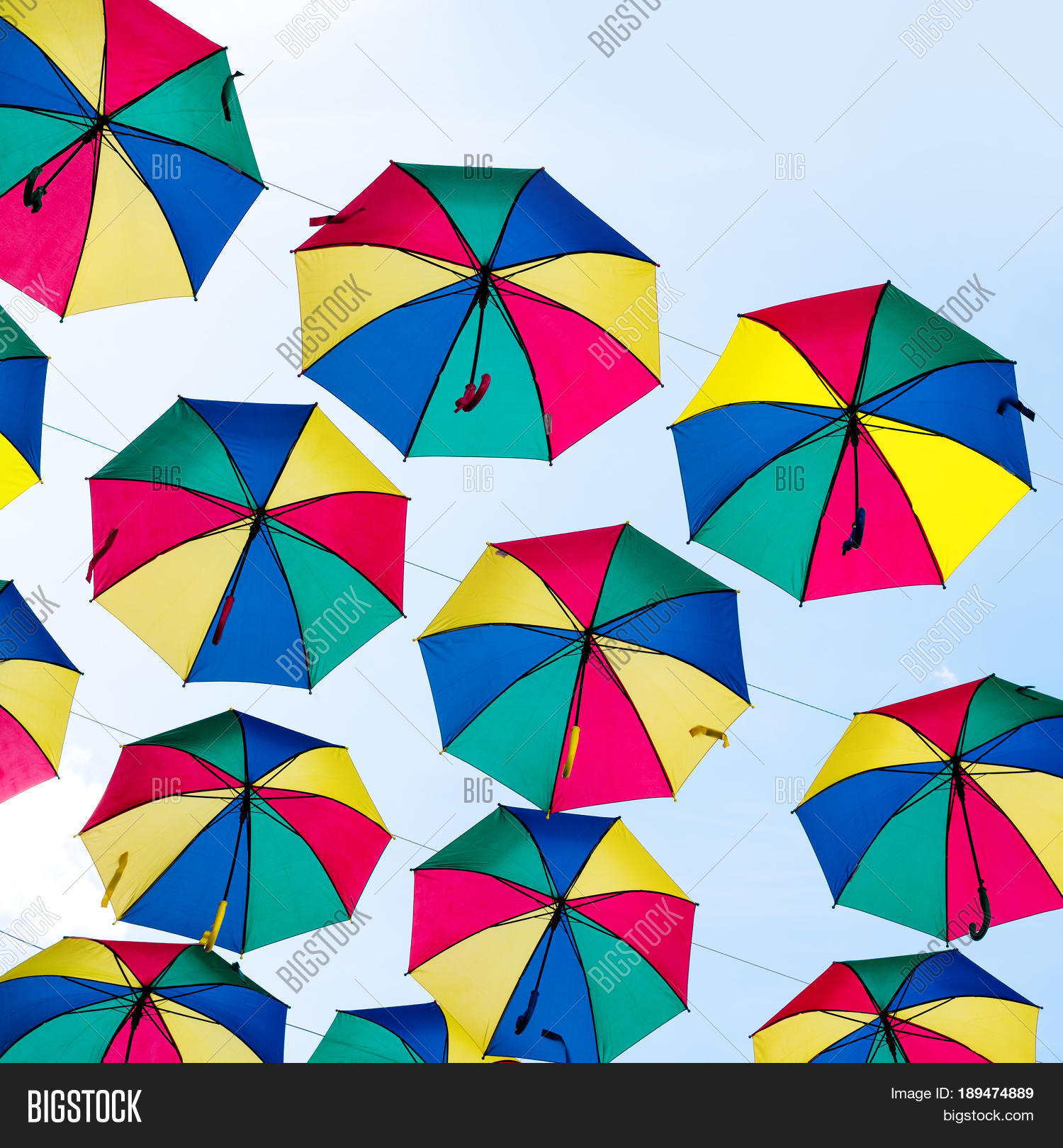 Colorful Umbrellas Image & Photo (Free Trial) | Bigstock