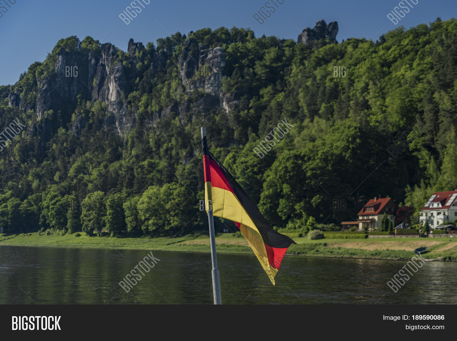 Germany Flag On Ferry Image & Photo (Free Trial) | Bigstock