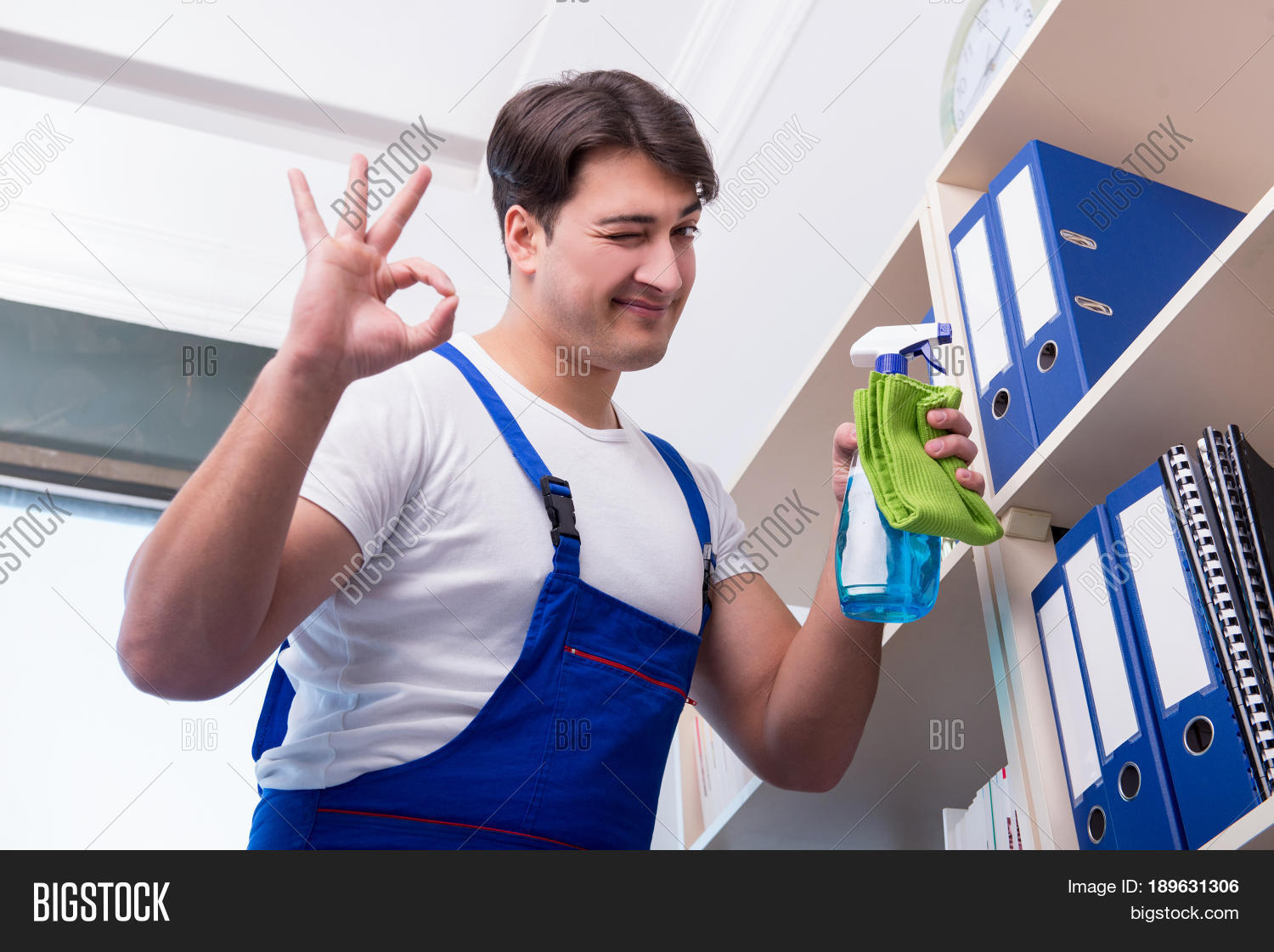 Male Office Cleaner Image & Photo (Free Trial) | Bigstock