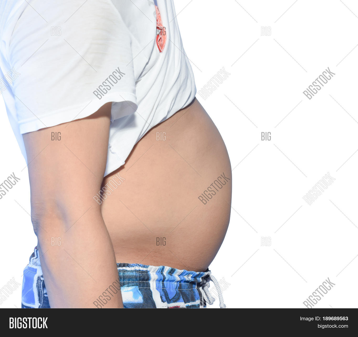 Side View Fat Man Body Image & Photo (Free Trial) | Bigstock