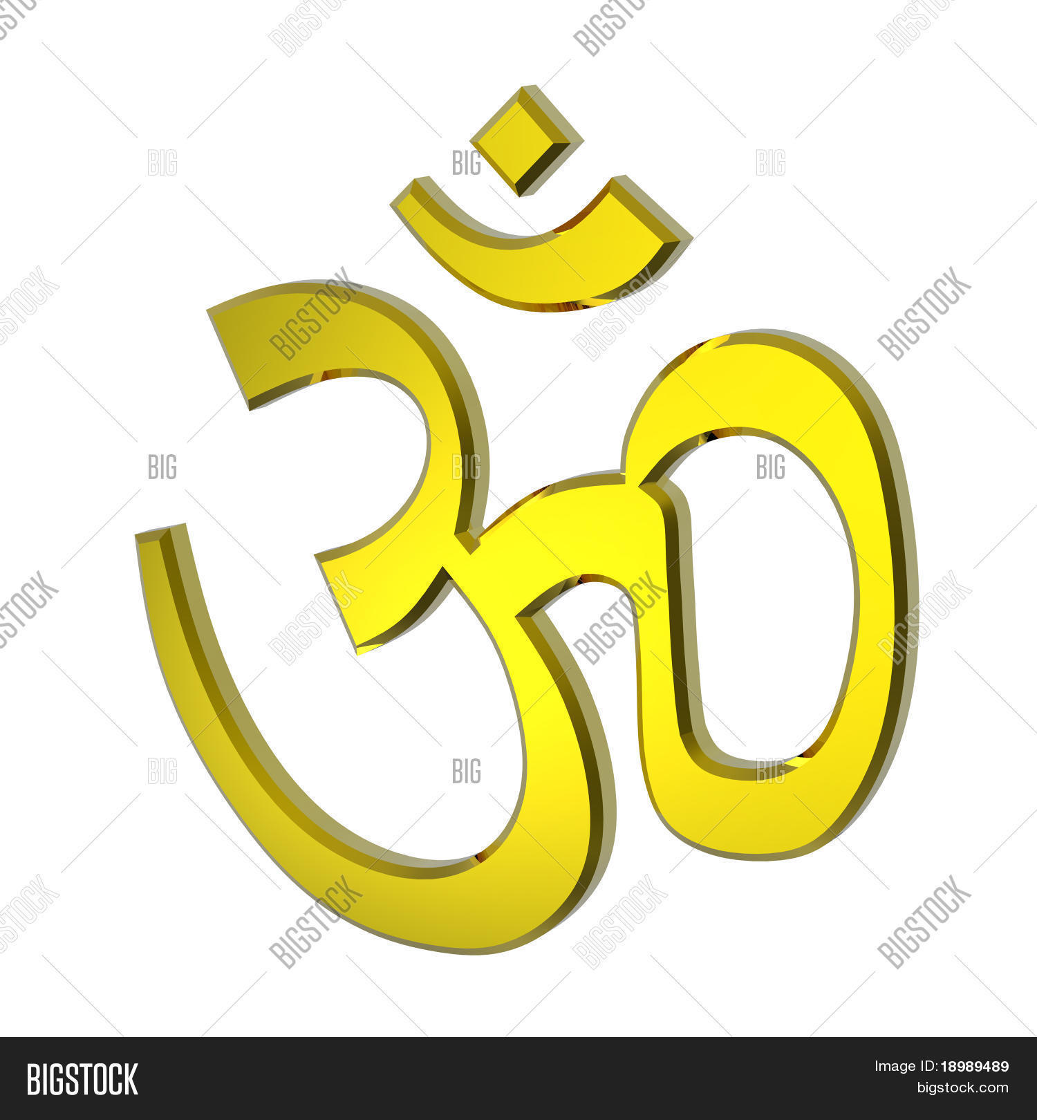 Gold Hinduism Symbol. Image & Photo (Free Trial) | Bigstock