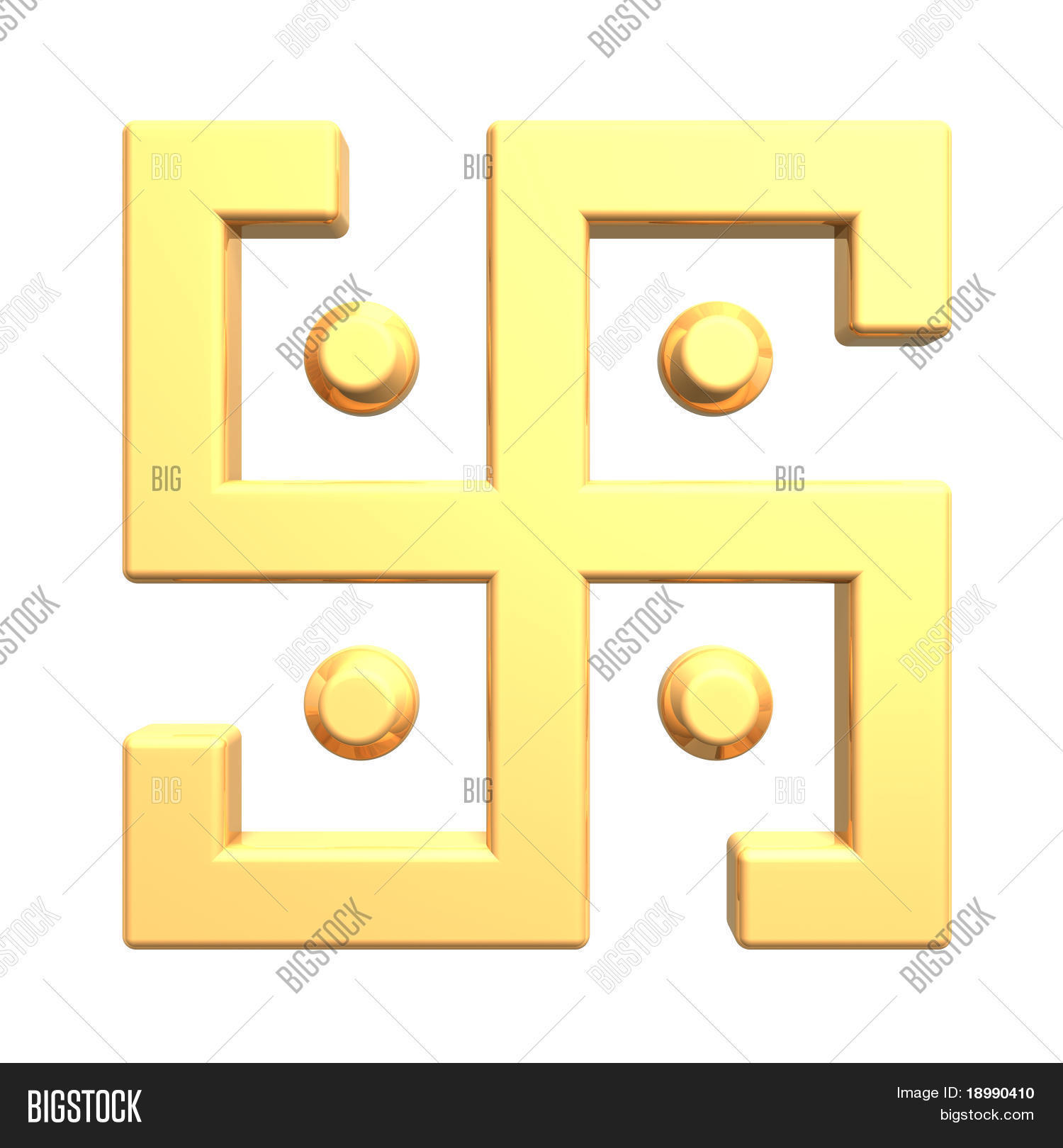 Gold Swastika Symbol Image & Photo (Free Trial) | Bigstock