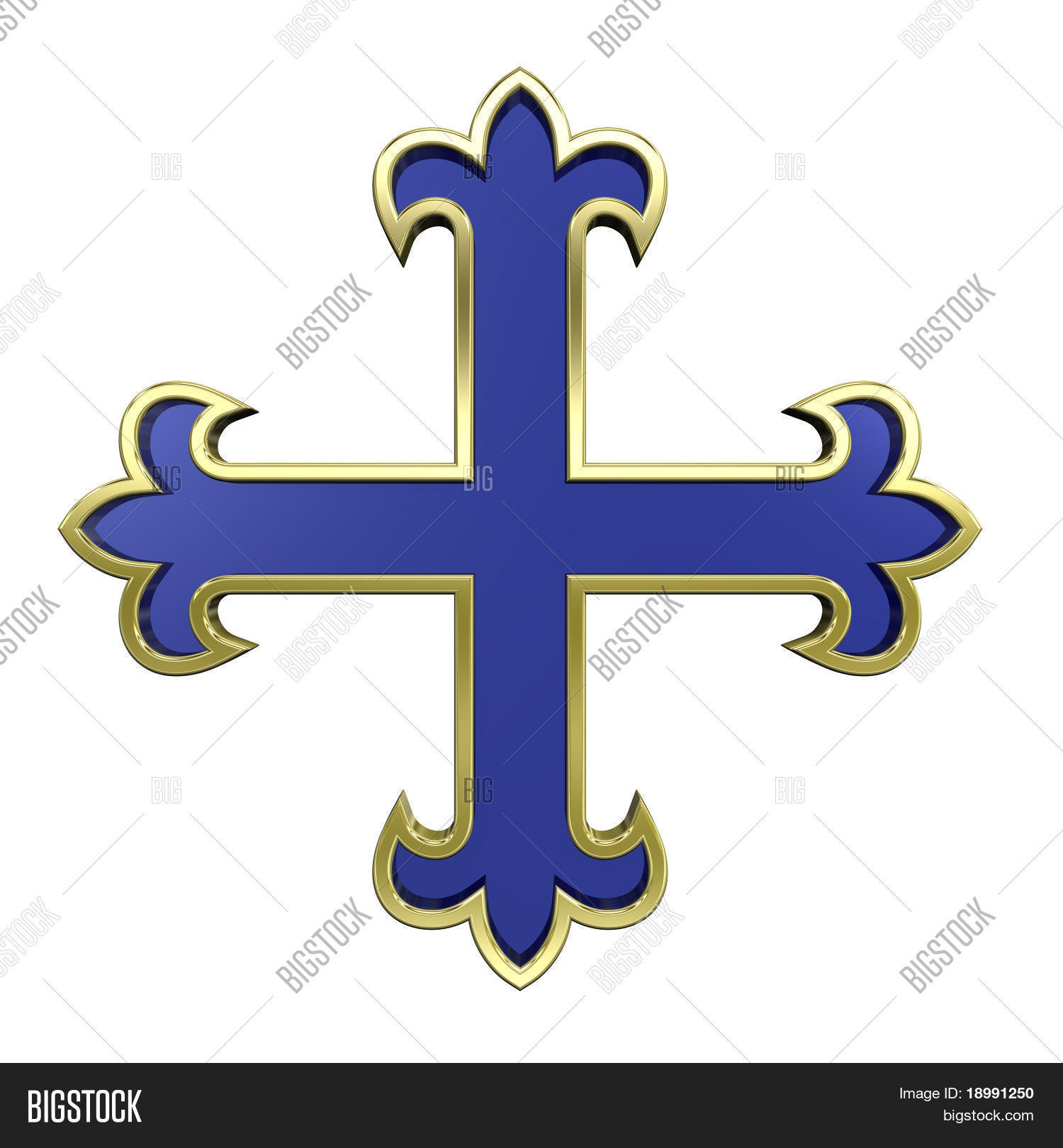 Blue Gold Frame Image & Photo (Free Trial) | Bigstock