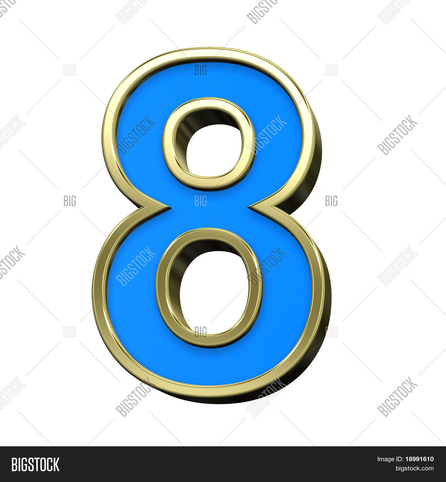 One Digit Turquoise Image & Photo (Free Trial) | Bigstock