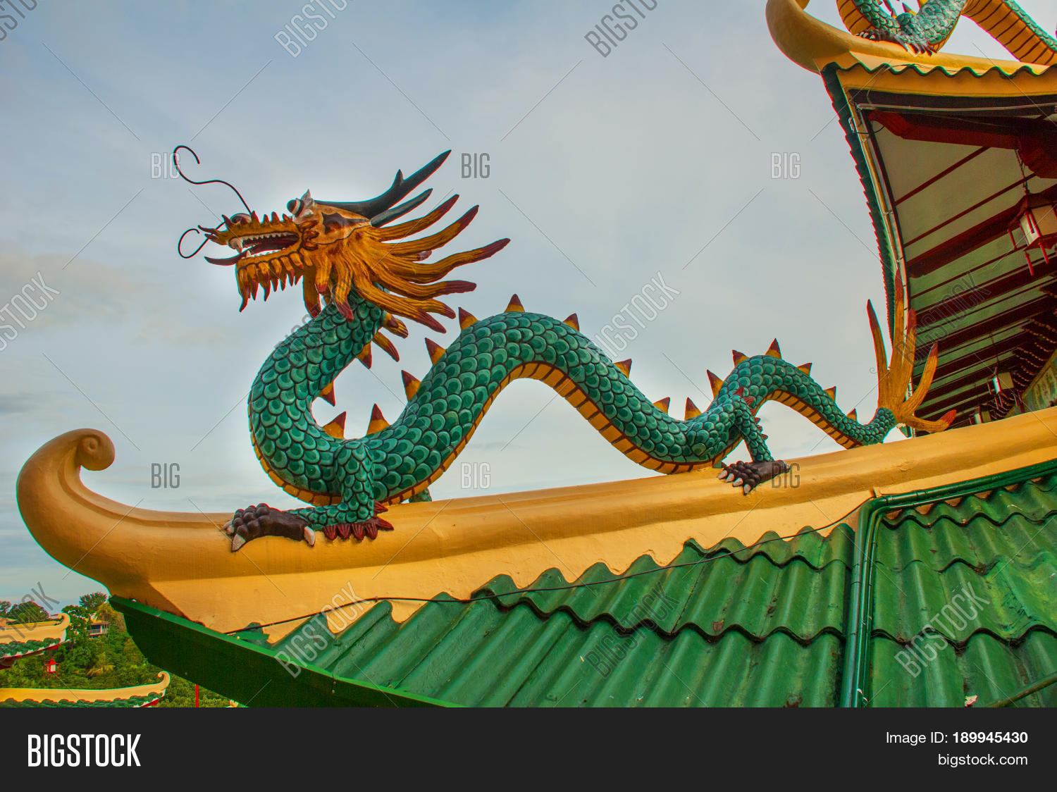 Pagoda Dragon Image & Photo (Free Trial) | Bigstock