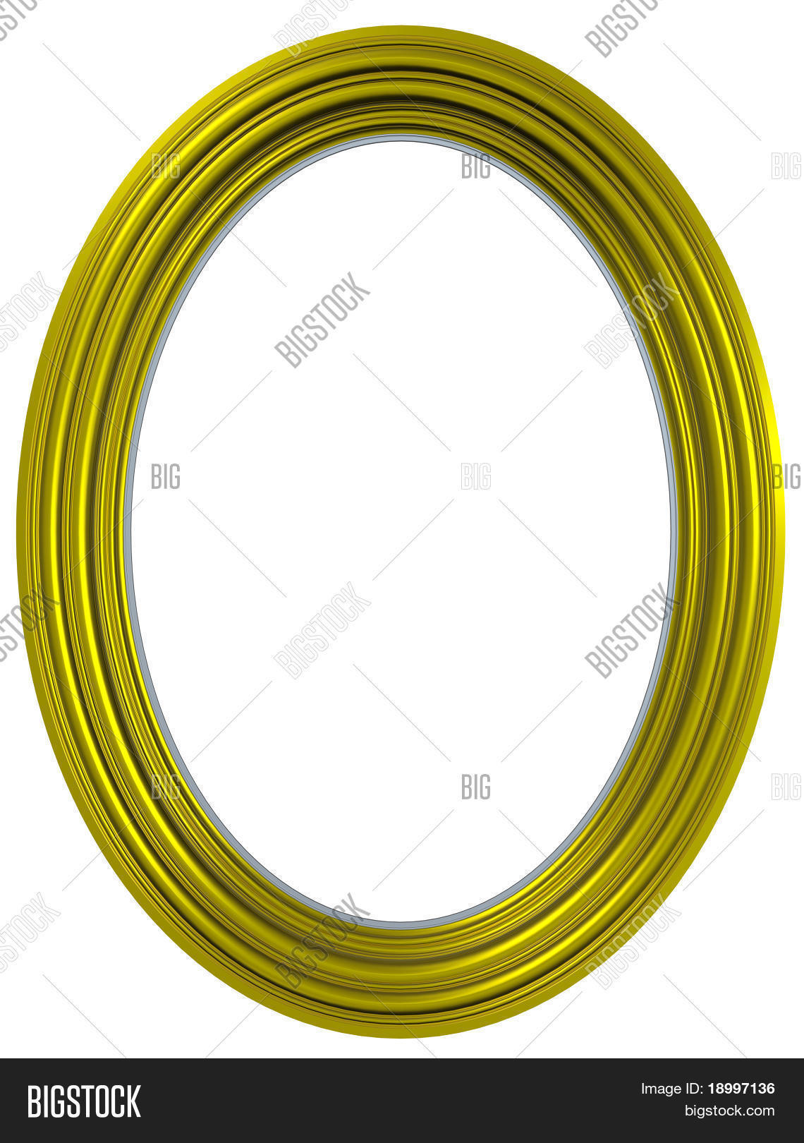 Shiny Gold Ellipse Image & Photo (Free Trial) | Bigstock