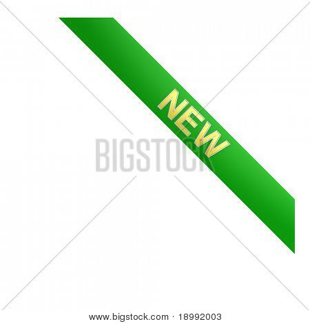 New Corner Label Green Image & Photo (Free Trial) | Bigstock